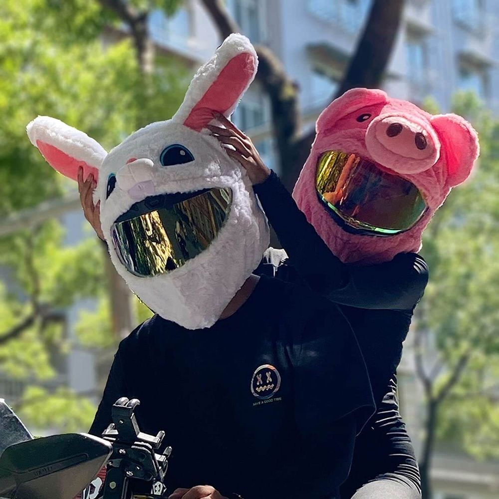 Rev Up Your Ride with these Funny Motorcycle Helmet Cover Ideas!