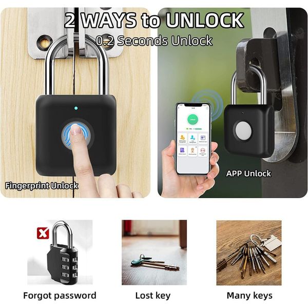 Fingerprint Padlock: The Latest in Secure Locking Technology